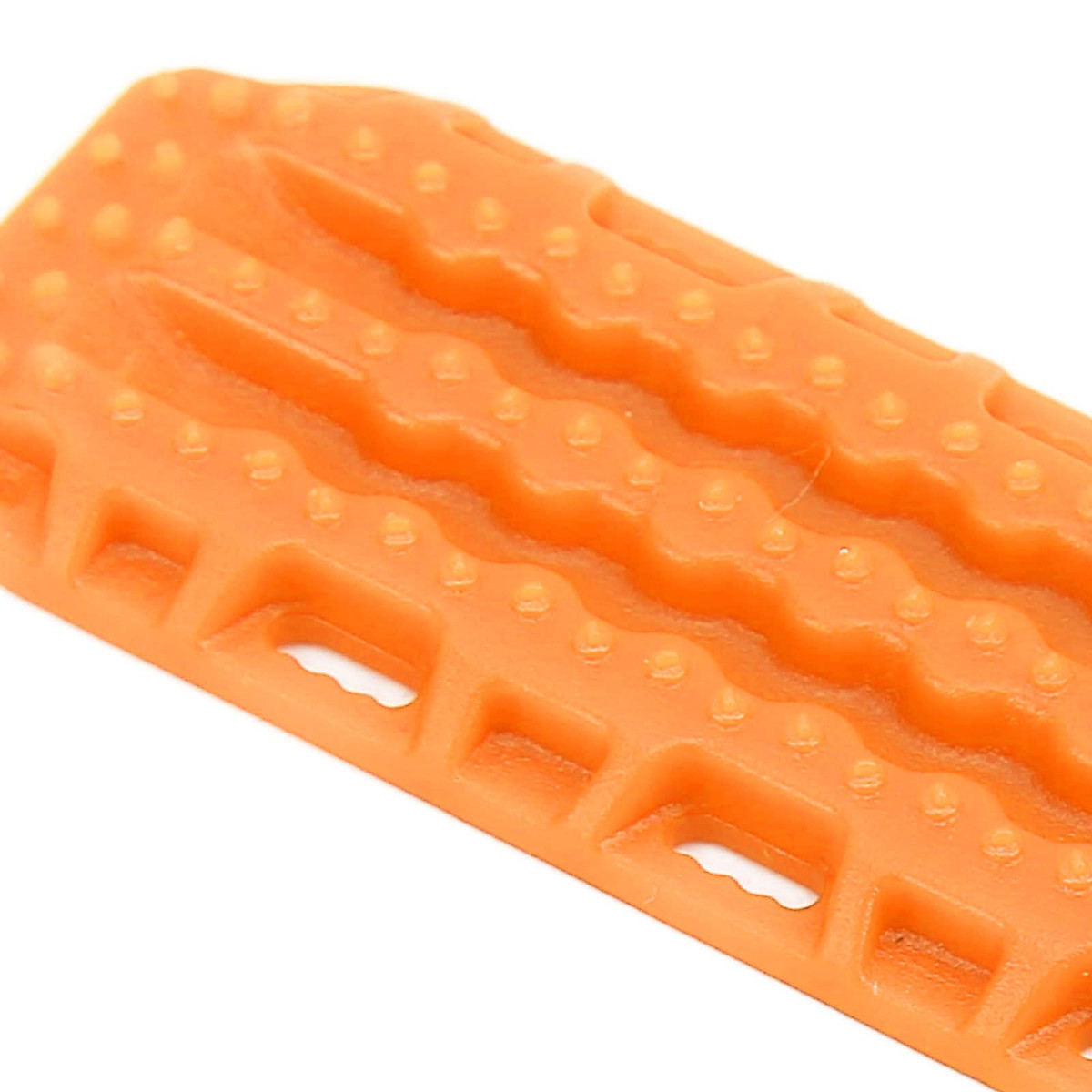 Dilwe 2pcs RC Sand Ladder, RC Plastic Recovery Ramps Board Compatible with 1/24 1/18 RC Car(Orange)