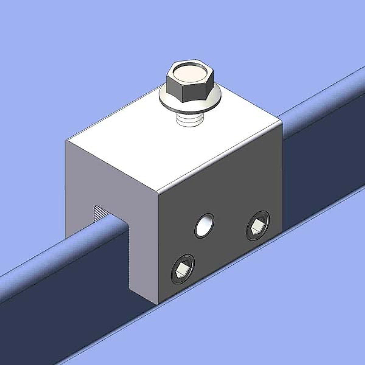 MageClamp Standing Seam Metal Roof Mounting and Racking Bracket Clamp for Solar Panel Module Installation