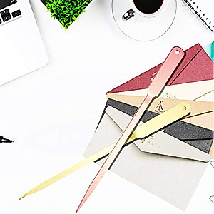 Gold Scissors and Letter Opener Set - Scissors and 2 Letter Openers, Luxury Set of Gold Office Supplies & Desk Accessories