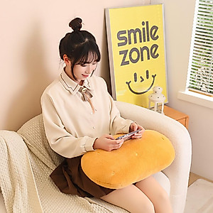 Wgxzyq Large Potato Plush Pillow, Stuffed Food Potato Plush Toy Birthday Xmas Gift for Kids Boys Girls (19.6inch)