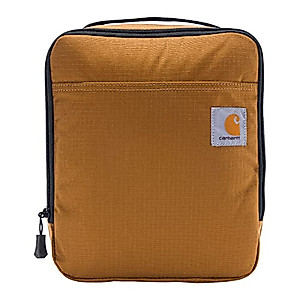 Carhartt Gear B0000373 Cargo Series Insulated 4 Can Lunch Cooler - One Size Fits All - Carhartt Brown