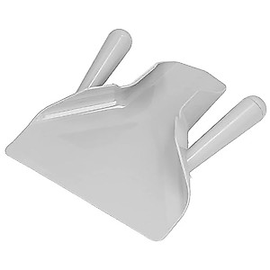 Dual Handle French Fry Bagger Shovel, Commercial Popcorn Scoop, Potato Chip Serving Scooper, Food Grade Plastic Fry Scoop Food Shovel for Snacks, Ice, Candy, Desserts, Nuts
