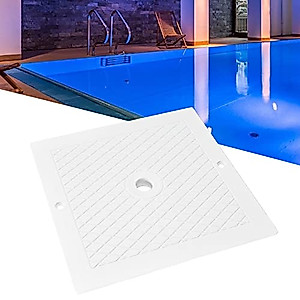 Zerodis Horticulture Garden Entertainment, Lid High Reliability Effective Filtration Easy to Install Quadrate Skimmer Cover for Pool Spa Swimming Pool Skimmer for Pool Spa