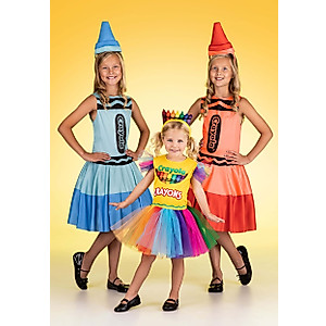 Fun Costumes Kid's Red Crayon Dress, Large