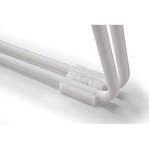 HON Basyx Contempo Guest Stool, 2 Pack, White/Black