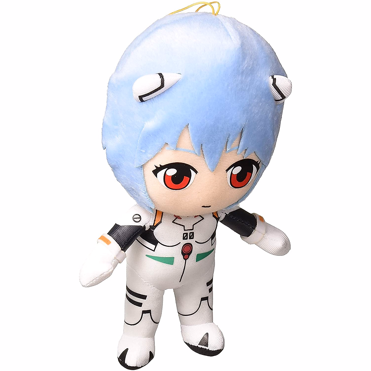 Great Eastern Evangelion GE-52302 Rei Plugsuit Stuffed Plush, 8", Multi-Colored