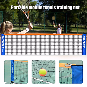 MJFUNTXY Badminton Pickleball Net,Portable Badminton Net for Tennis,Soccer,Polyester Badminton Net Replacement Indoor/Outdoor Fun Sports Net Garden, Court Beach Backyard (3.1M)