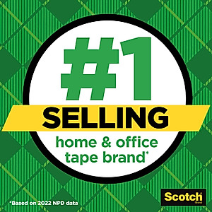 Scotch Magic Tape, 2 Rolls, Numerous Applications, Invisible, Engineered for Repairing, 1/2 x 750 Inches, Dispensered (119SDM-2)