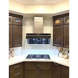 FOTILE Adjustable Decorative Chimney Cover-8' Ceiling Applied-JQG7501,JQG7522,JQG7505,JQG9001 Range Hoods, Stainless Steel