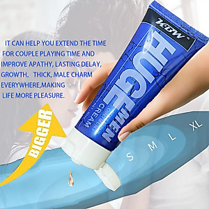 Male Enlargement,Private Part Enlargement Cream, 60ml Extender Cream Thicker Longer Strong for Male