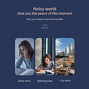 Ezavan Ear Plugs for Sleeping Noise Cancelling, Concert Ear Plugs, Perfect Fit Soft Silicone Reusable Earplugs for Noise Reduction Hearing Protection (Black)