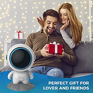 COMFIER Cute Cartoon Astronaut Bluetooth Speaker,Small Portable Wireless Speaker with TWS Pairing,Loud Stereo Sound, Decor for Home/Party/Outdoor/Beach,Fashion Style Bedroom Office Desk for Child