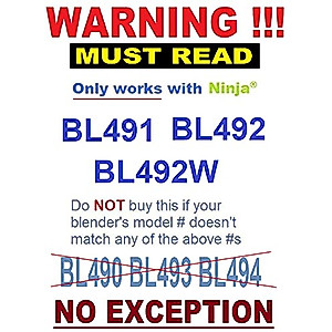 Ninja Motor Base for BL491 BL492 BL492W Compact Blender