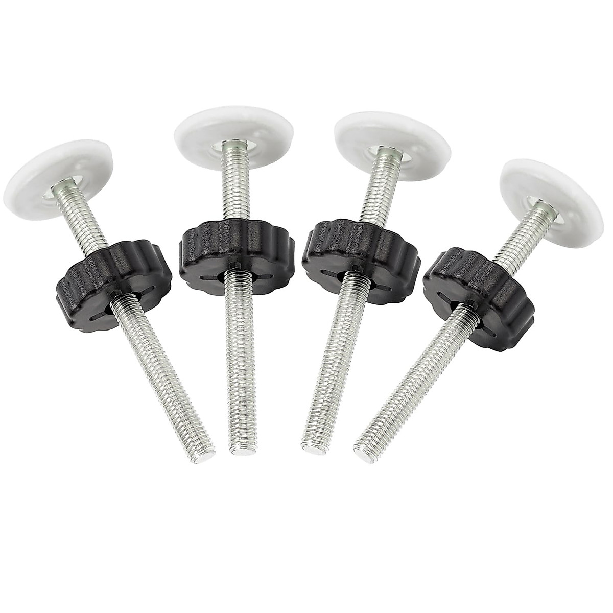 Pet Gates Spindle Rods 8mm(M8) - Replacement Parts Threaded Screw Bolts Hardware Kit Wall Protector for Baby Pressure Mounted Safety Door & Pet Stair Gates (Black, M8 9CMLong)