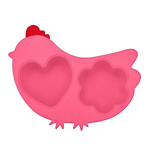 Innobaby Din Din Smart Silicone Chicken Steamer with Lid for Children, Pink