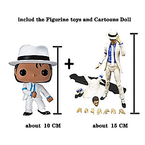 Singer Jackson Figure Smooth Criminal Anti-Gravity Lean Michael Action Figure Figurine Doll Toy
