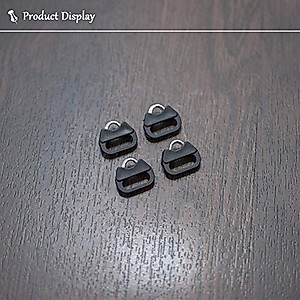 VKO Lug Ring Camera Strap Triangle Split Ring Hook Plastic Cap Compatible with All Brand D-SLR Rangefinder Mirrorless Camera W/Round Eyelet(2 Pair)