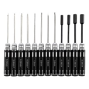 HYDDNice 18 in 1 RC Tools Kit for RC Car Boat Quadcopter Helicopter Multirotors Models