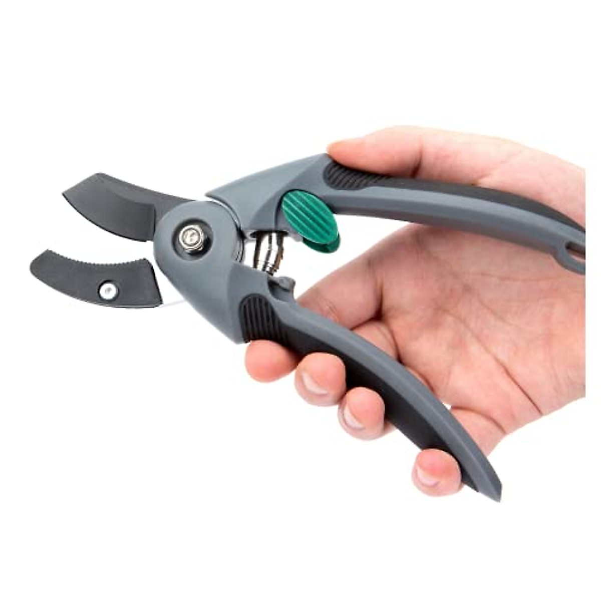 YoanMe-Gardening Scissors, 8" Heavy Duty Anvil Pruner, Tree Trimmers Secateurs,Hand Pruner, Garden Shears, Grafting tool,Clippers For The Garden, Bonsai Cutters, Loppers, Plant Cutter
