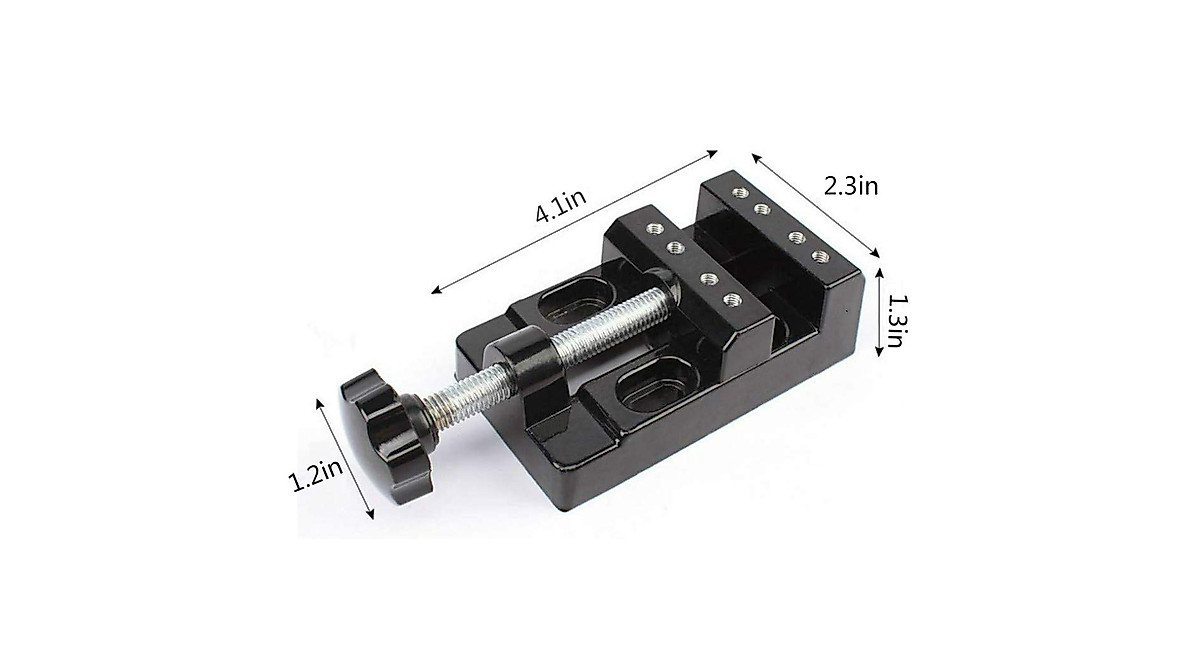 BUYSK Mini Bench Vise Clamp for Watch, Jewelry & DIY Carving