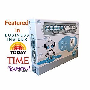 CoderMindz Game for AI Learners! NBC Featured: First Ever Board Game for Boys and Girls Age 6+. Teaches Artificial Intelligence and Computer Programming Through Fun Robot and Neural Adventure!