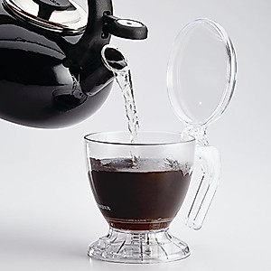 BonJour Coffee & Tea Smart Brewer, 19.5 Ounce, Clear