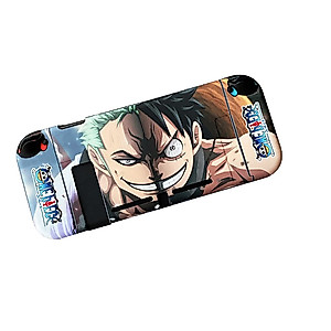 Kooku Luuly Zoro Protective Case for Switch Anime Cute Soft TPU Case Cover for Handheld Video Game Controller for Nintendo Switc ith Shock Absorption and Anti-Scratch (Zoro)