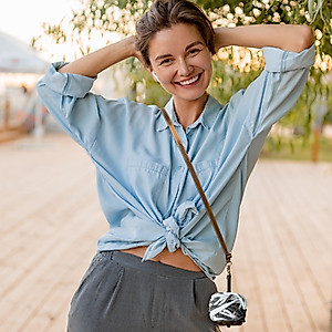 ARefugen Wrist Yarn Holder and 12 Sizes Crochet Hooks Set - Portable Yarn Ball Minder Stand - Wrist Strap and Shoulder Strap, Wooden Yarn Organizer Storage Knitting Crocheting Gift for Craft Lover