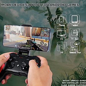 Wuzcon Wireless Controller for iPhone/Android/Windows/macOS/Steam Deck/Switch, Bluetooth Mobile Gaming Controller Gamepad for XBox Cloud Gaming and PS Remote Play