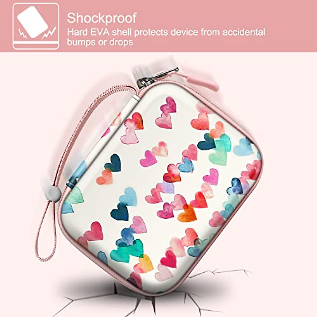 Fintie Protective Case for Canon Ivy Mini/Canon Ivy 2 Mini/Ivy CLIQ/Ivy CLIQ+/ Ivy CLIQ2/ Ivy CLIQ+2 Instant Camera Photo Printer - Shockproof Hard Shell Carrying Case, Emerald Illusions