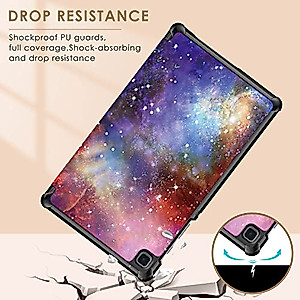 DETUOSI Slim Case for Samsung Galaxy Tab A7 Lite 8.7" 2021 (SM-T220/T225/T227U), Ultra Thin Folio Tri-fold Flip PU Leather Book Cover Multi-Angle Stand + Protective Hard Back Shell + Magnetic Closure