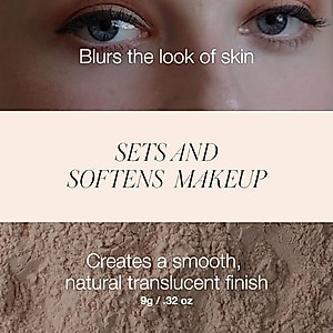 RMS Beauty UnPowder, Finishing Powder Makeup, Pore Minimizer for Face, Talc Free Setting Powder, Translucent Powder, Loose Powder Makeup, Face Powder