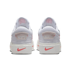 Nike Wmns Court Legacy Lift Women's Trainers, White Pink, 8 US