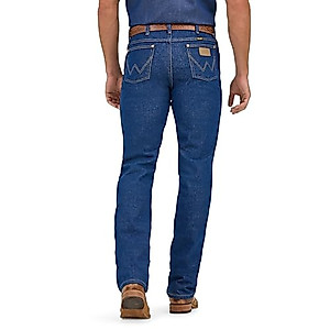 Wrangler Men's Cowboy Cut Slim Fit Jean, Prewashed Indigo, 30W x 36L
