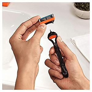 Gillette Fusion5 Razor Blades Men, Pack of 24 Razor Blade Refills with Precision Trimmer, 5 Anti-Friction Blades, Packaging May Vary