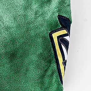 My Sky Anime Wearable Hooded Throw Blanket for Adults Soft Warm Cloak Green