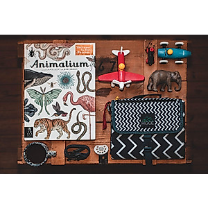 Higge Large Portable Baby Diaper Changing Pad Station, Diaper Clutch for Moms and Dads - Great for Toddlers, Babies and Newborns - Simple Scandinavian Design with Padded Mat, and Storage.