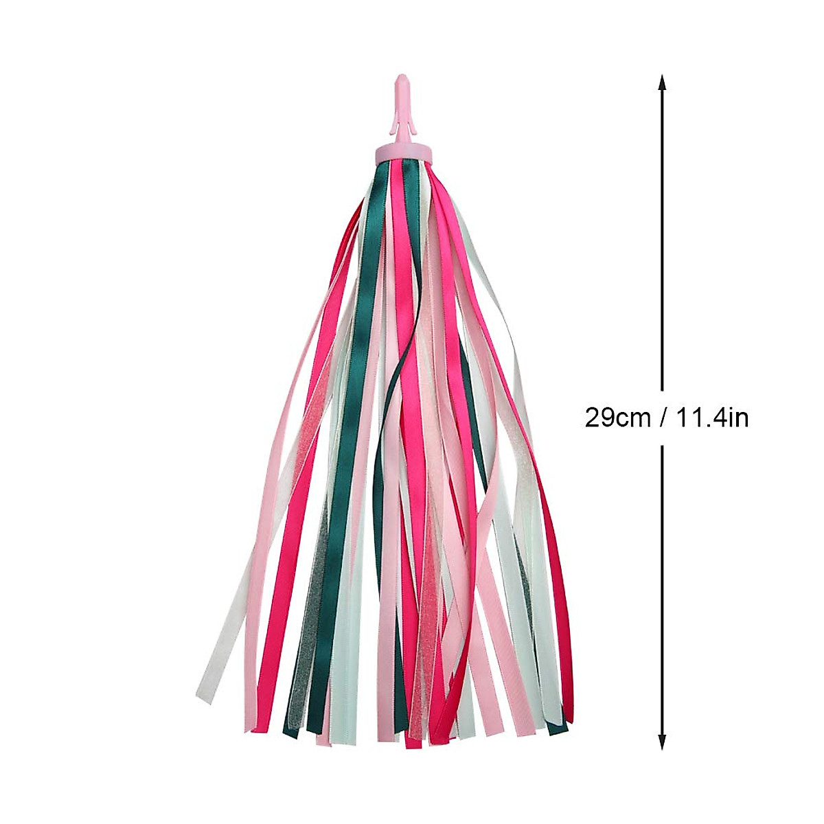 Paliston 1 Pair (2pcs) Bike Handlebar Streamers Scooter Grips Streamers Tassel Ribbons for Boys Girls Style 2