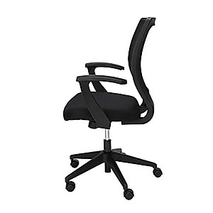 HON Mesh Mid-Back Task Chair, 41" x 26.3" x 35.3", Black