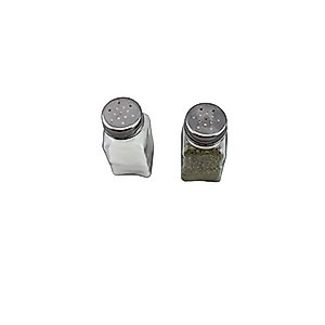 Salt and Pepper Shaker Set (Clear Glass)