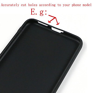 Cover for Gigaset GS5 Pro (6.30") Case IJTYHF Soft Silicone Case Bumper Shell +Tempered Glass 9H Screen Protector Protective Film, Black Phone Protective TPU Cases -Peach Blossom