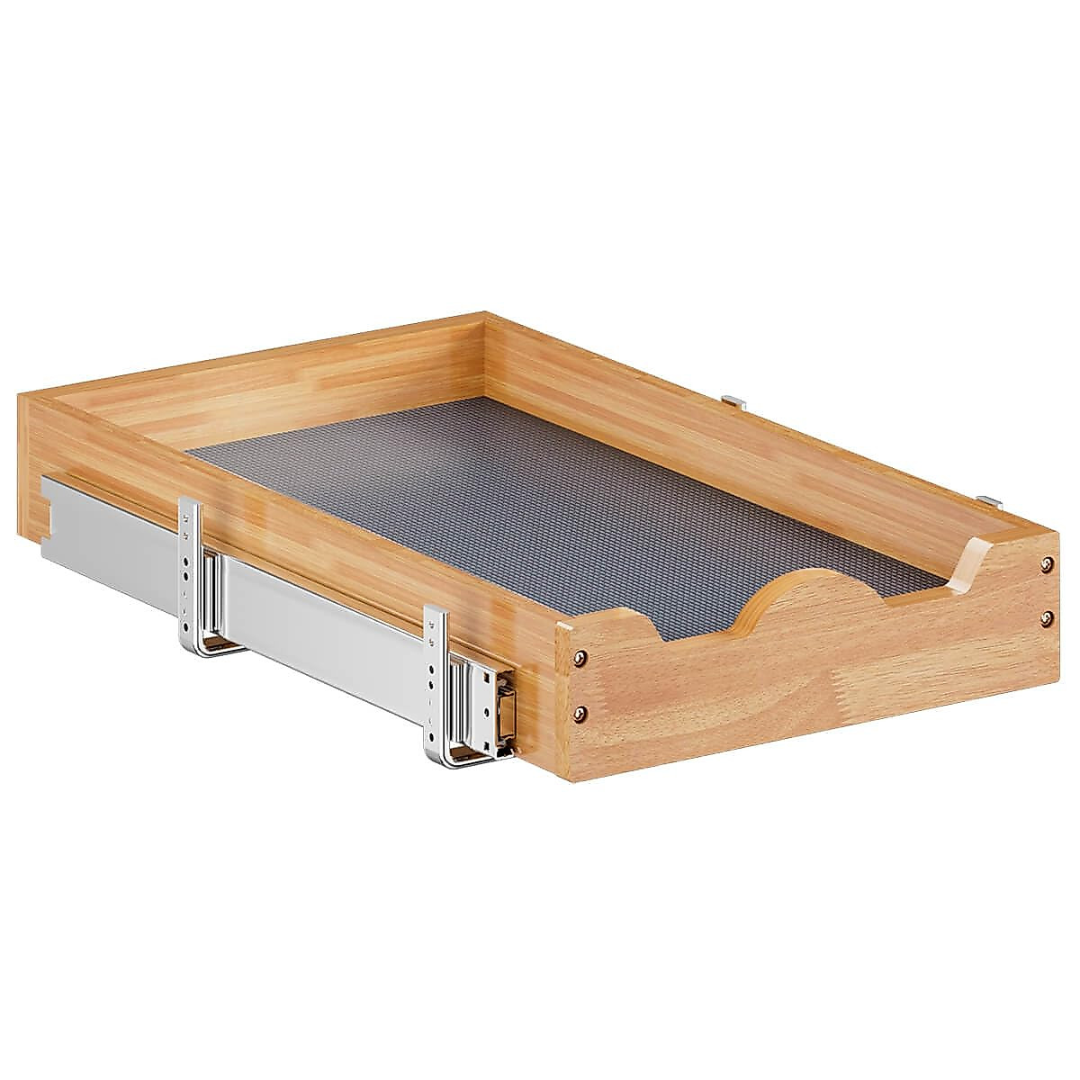 OCG Pull Out Drawers For Cabinets 14" W x 21" D, Slide out Wood Drawer Shelf, Pull Out Shelves for Base Cabinet Organization in Kitchen, Pantry, Bathroom