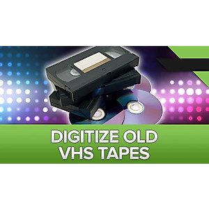 VCR for VHS Transfer and Digitizing Bundle w/Remote, USB Adapter, HDMI (Sony, Black)