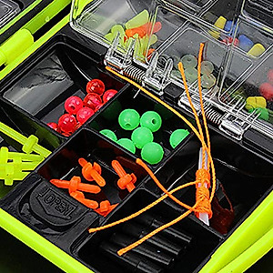 NC Fishing Material Box Kit, 24 Kinds of Fishing Hooks, Multi-Functional Fishing Material Kit, Spoon Hook, Driver, Accessory Box, Tool Set