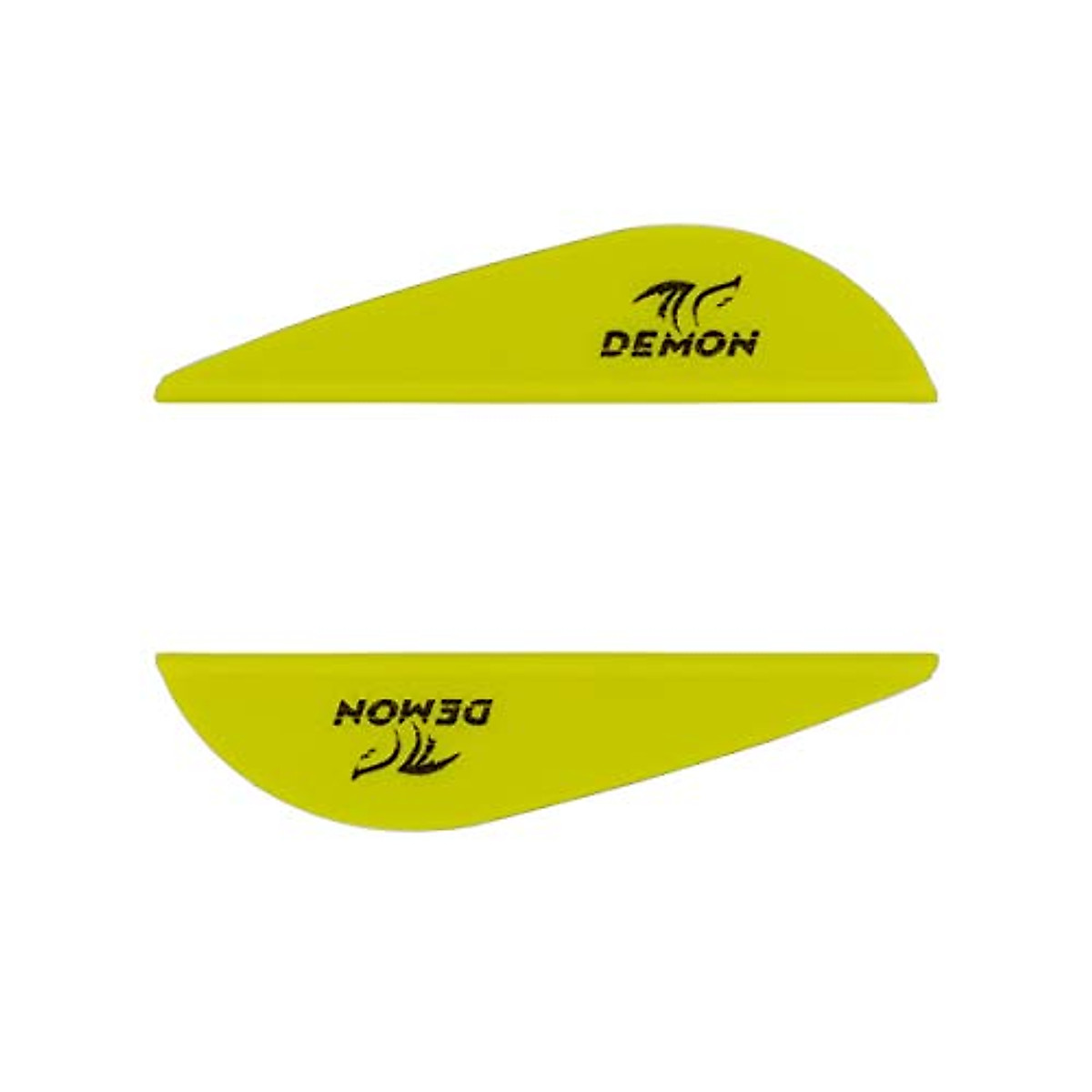 Letszhu Arrows Vanes 2.5 Inch Plastic Fletches Vane DIY Archery Arrow for Hunting Targeting (39 Pack) (Lemon Yellow)