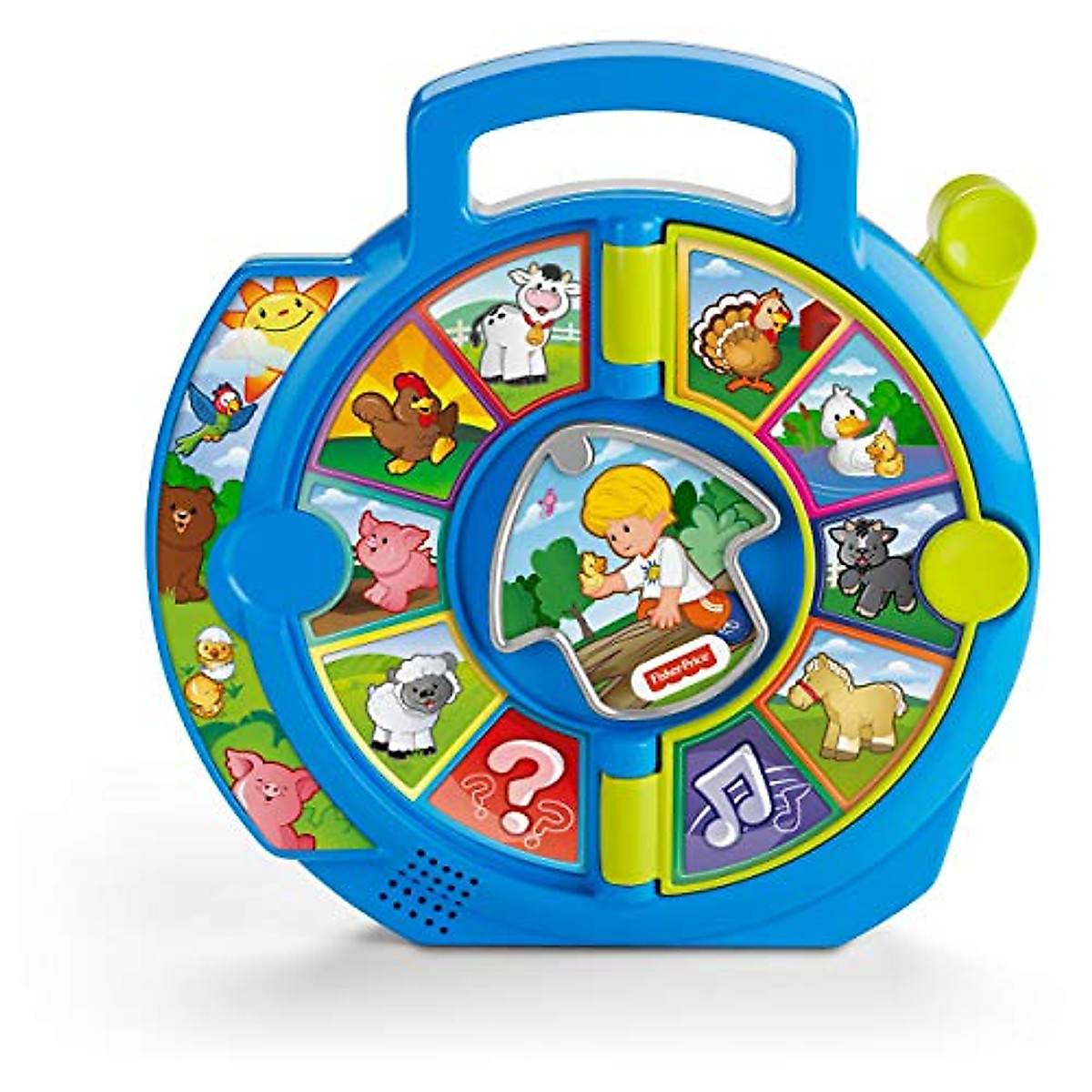 Fisher-Price Little People Toddler Learning Toy World of Animals See ‘N Say with Music and Sounds for Ages 18+ Months