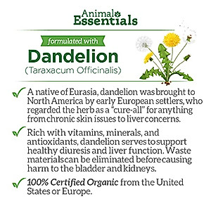 Animal Essentials Tinkle Tonic Herbal Formula for Healthy Urinary Tract in Dogs & Cats, 1 fl oz - Made in the USA, Alcohol Free