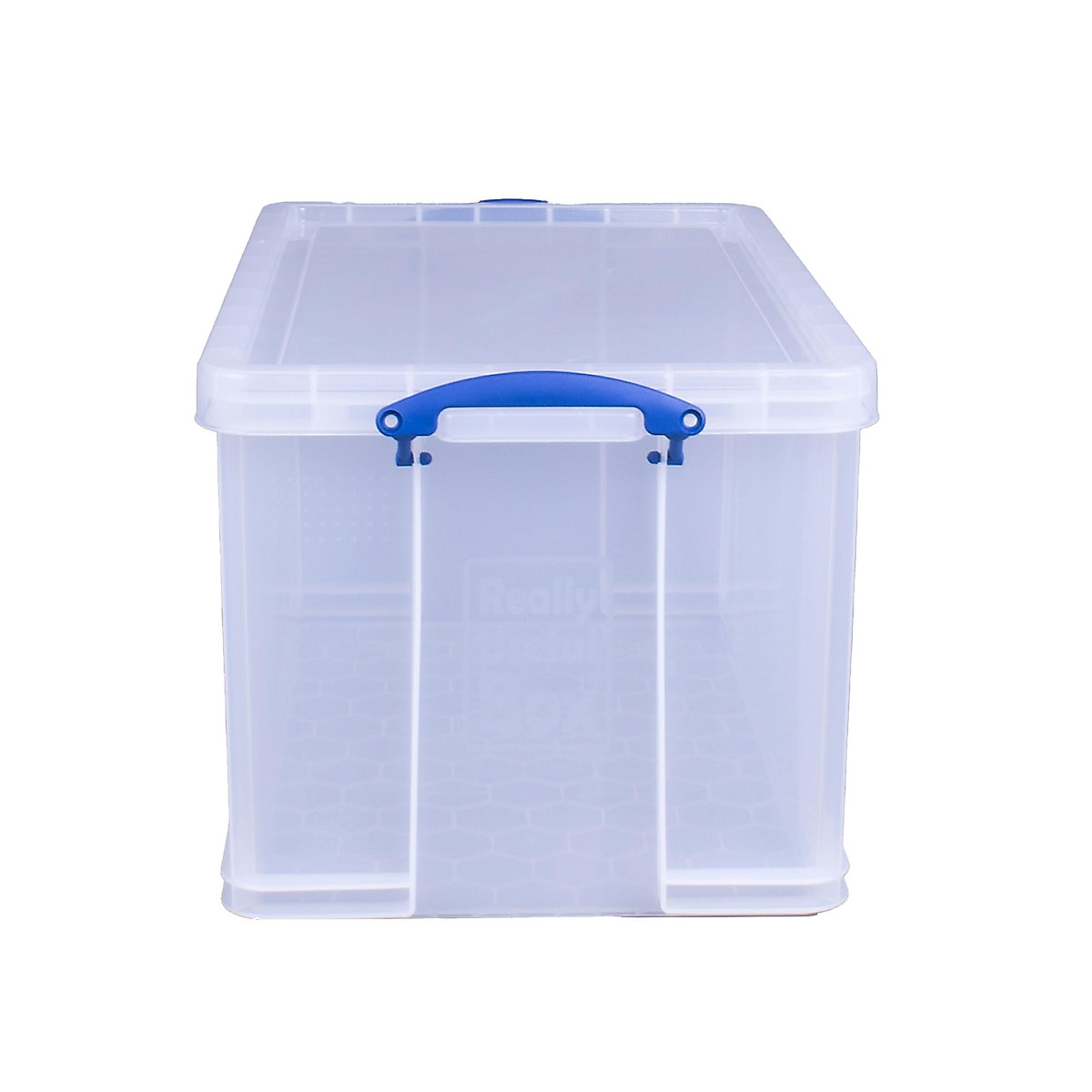 REALLY USEFUL 84 LITRE BOX WITH LID CLR