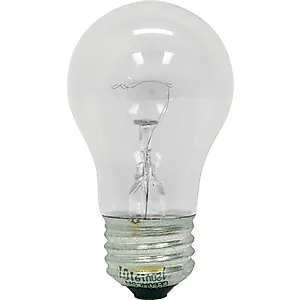 GE Lighting 76579 Appliance 40-Watt, 415-Lumen A15 Light Bulb with medium Base, 4-Pack
