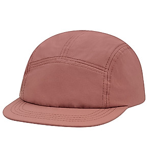 CLAPE Short Brim Baseball Cap Quick Drying 5 Panel Sun Hat Cap
